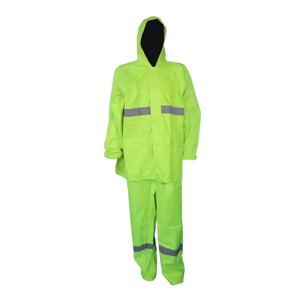 Pinnacle PVC Rubberised Rain Suit With Reflective Tape - Pinnacle ...